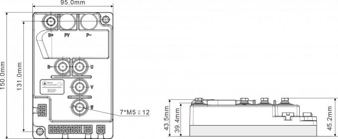 24V 36V 48V 120A 90A Bldc Motor Controller For Electric Vehicle Bldc ...